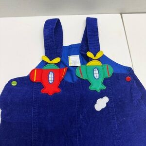 Bottoms | Vintage Baby Boy Corduroy Airplane Overalls | Poshmark
